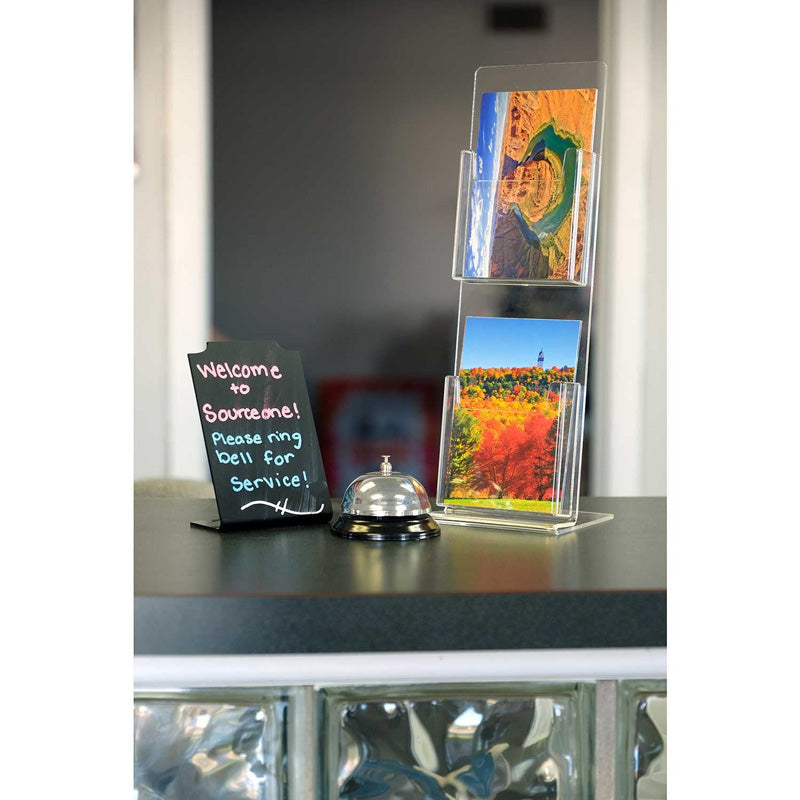 2 Pocket Vertical Postcard and Greeting Card Holder for Countertop ...